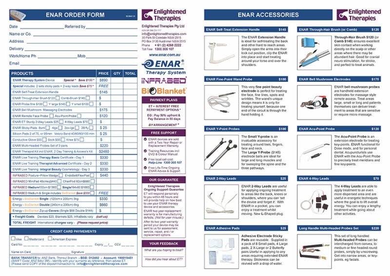 ET ENAR Order Form & Accessories June 2021 Summary pdf - Enlightened ...